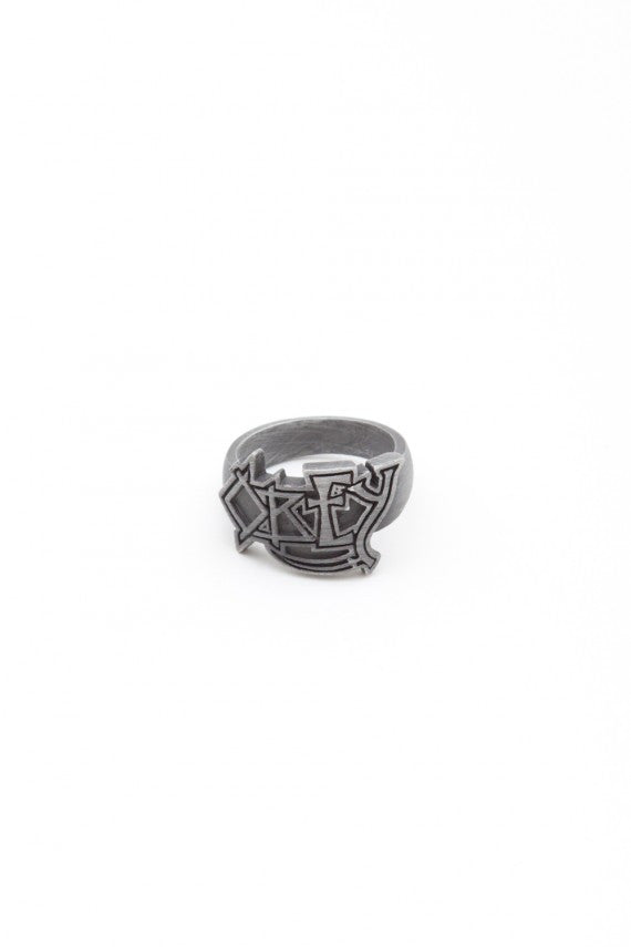OBEY - death Ring, oxidize silver – The Giant Peach