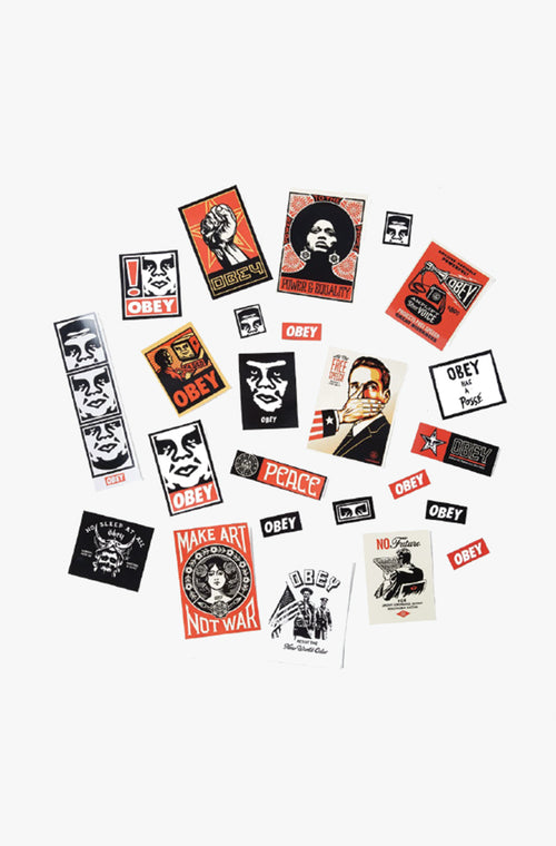 OBEY - Sticker Pack 4, Assorted – The Giant Peach
