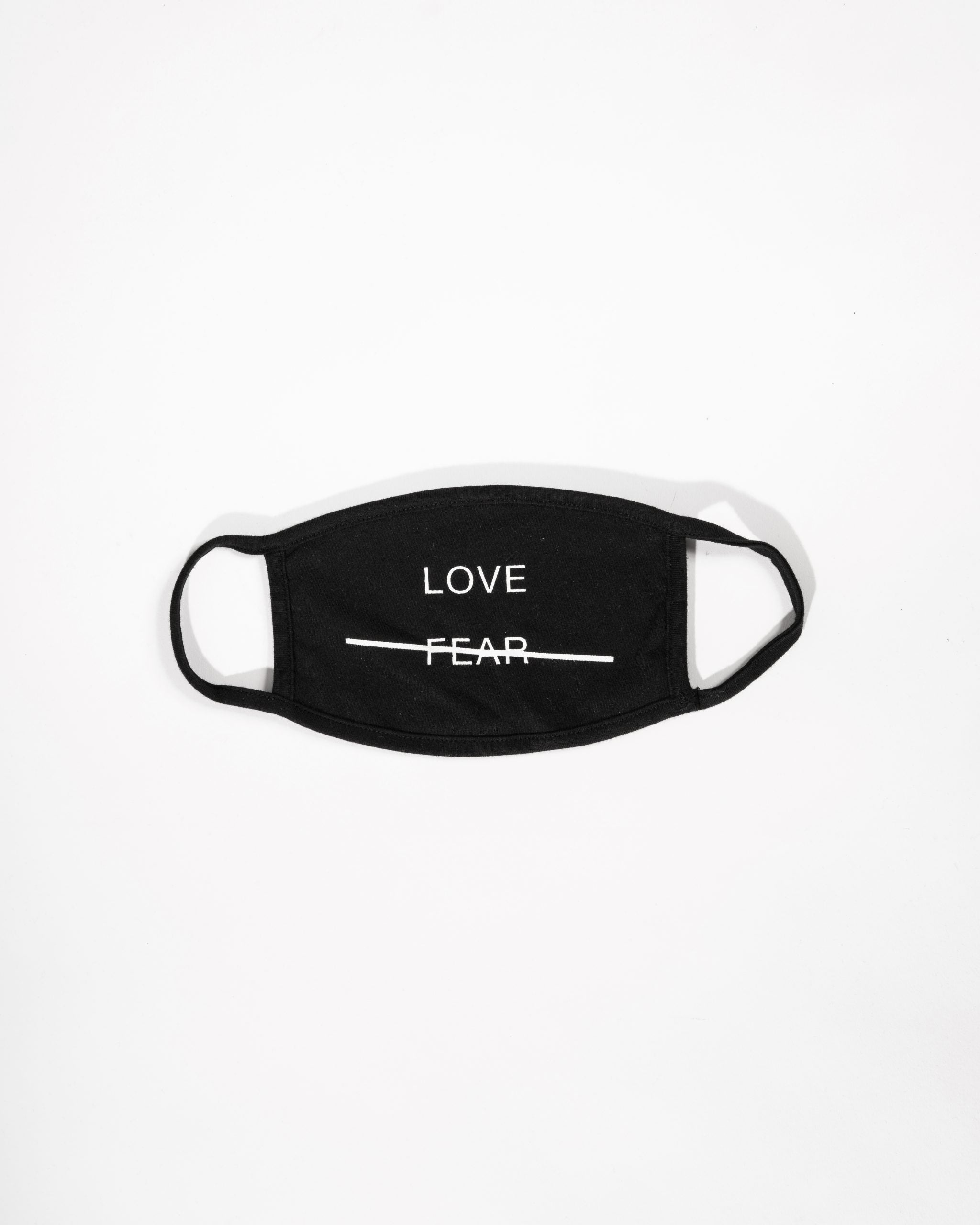 Akomplice Love Over Fear Mask, Black – The Giant Peach