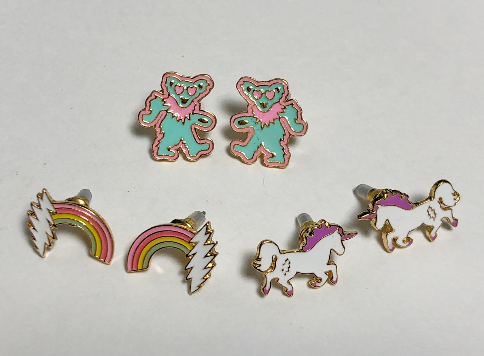 TRiXY STARR X GRATEFUL DEAD - Earring set, rainbow – The Giant Peach