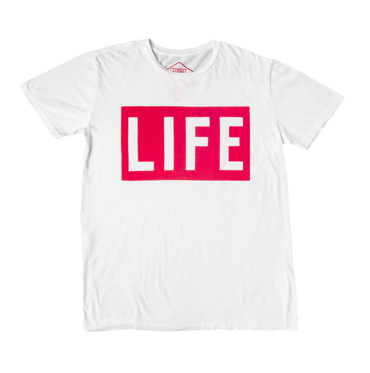 Altru Apparel - Life Logo Men's Tee, Wunder White – The Giant Peach