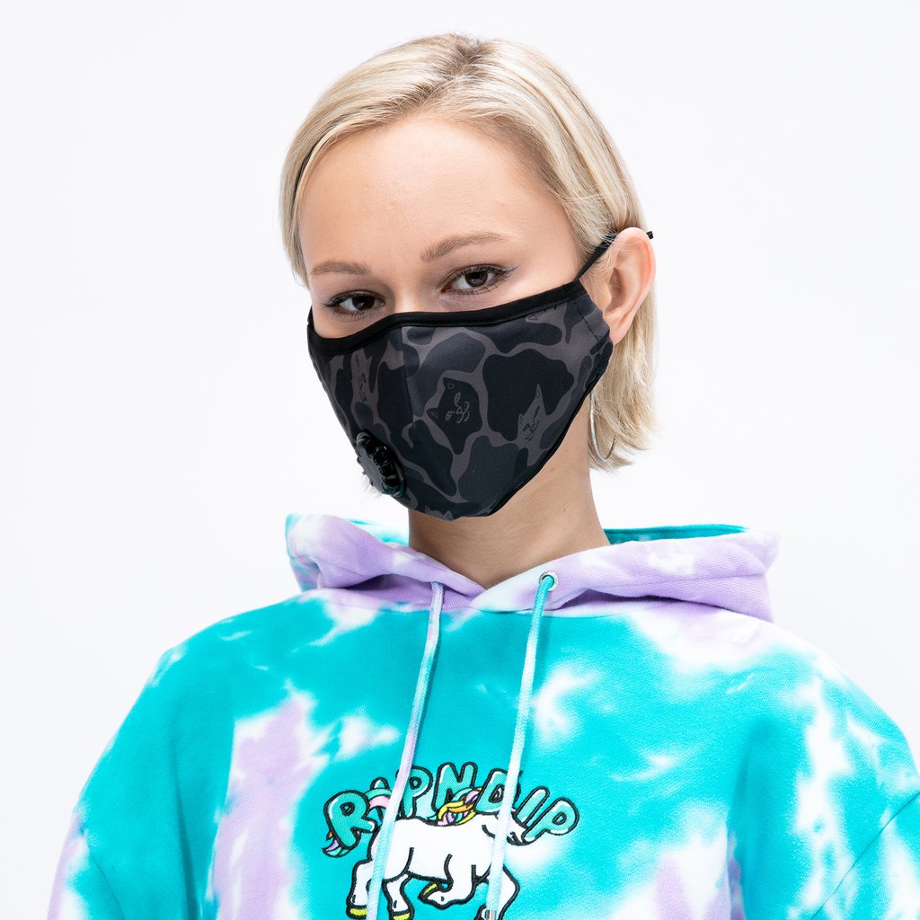 RIPNDIP Ventilator Face Mask, Blackout Camo – The Giant Peach