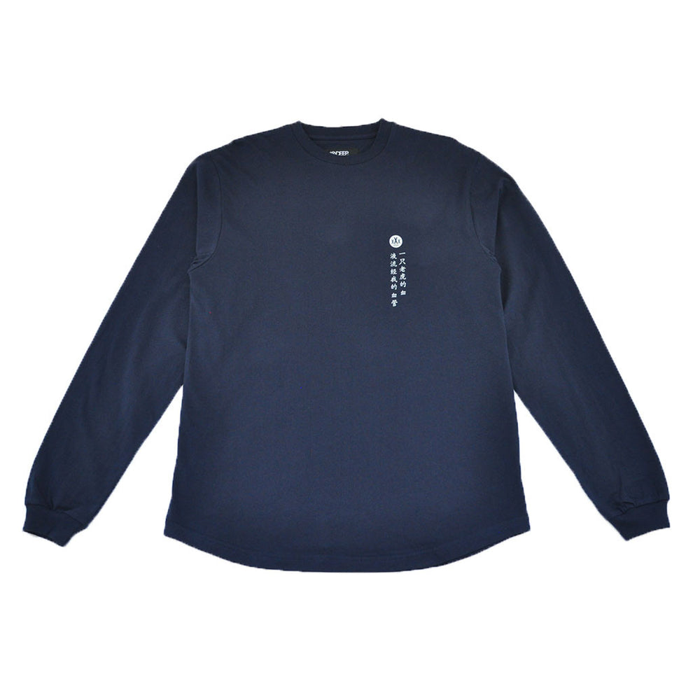 10Deep - Blood Chit Men's L/S Tee, Navy – The Giant Peach