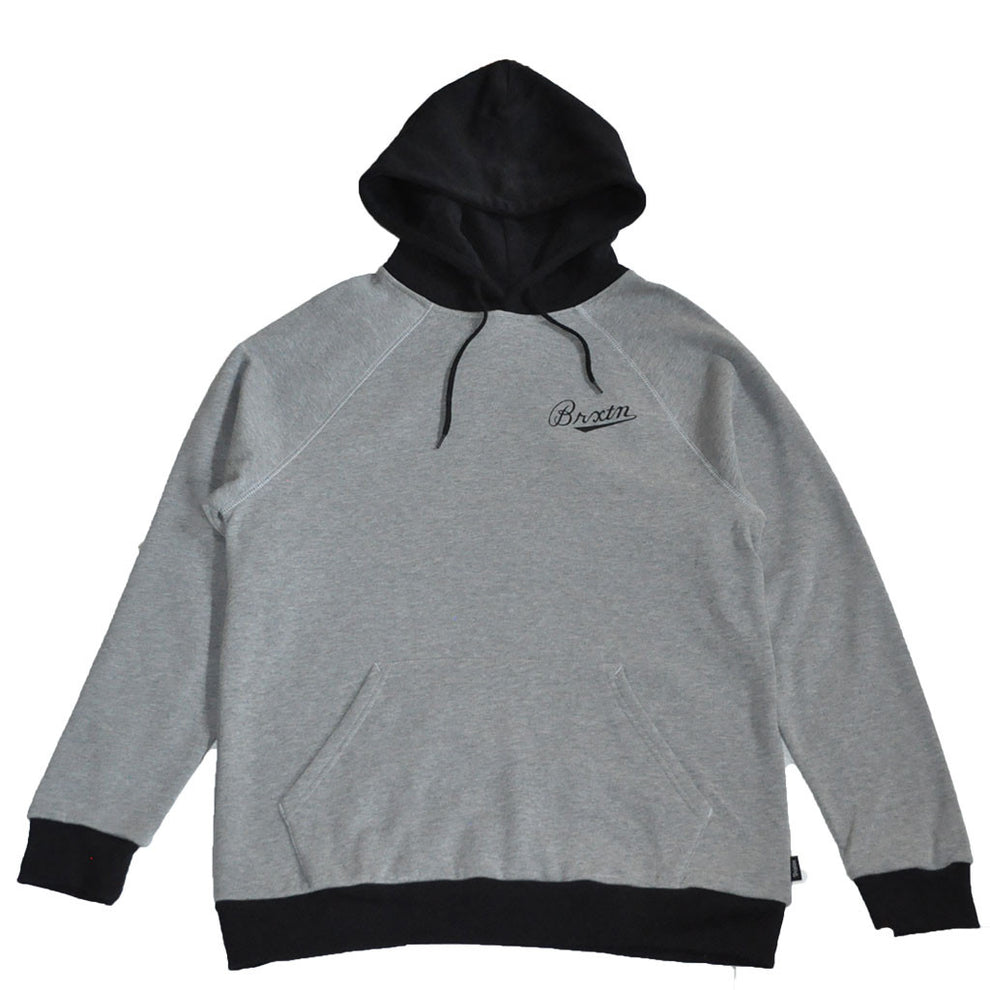 Brixton - Fenway Men's Hood Fleece, Heather Grey/Black – The Giant Peach