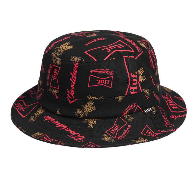 HUF - Drink Up Bucket Hat, Black – The Giant Peach