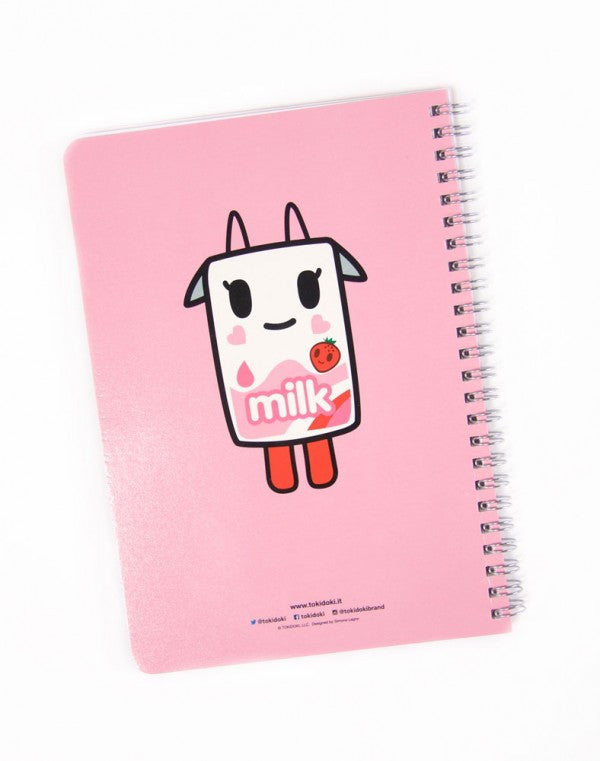 tokidoki - Strawberry Milk Spiral Notebook – The Giant Peach