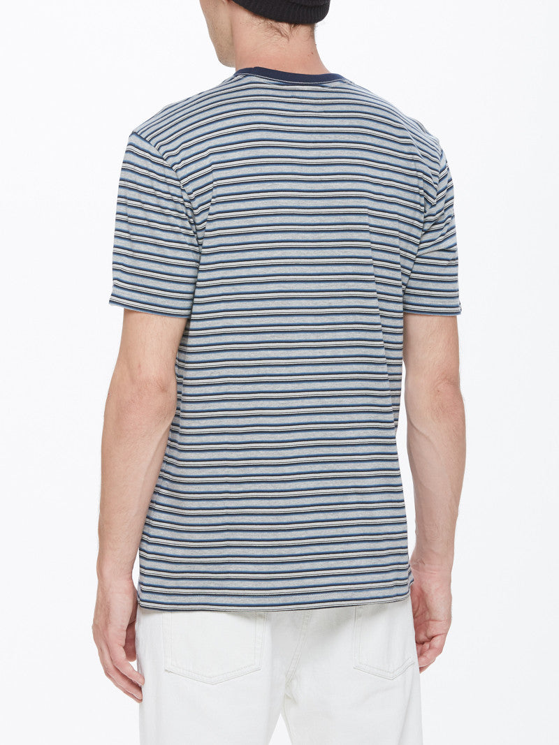 OBEY - Reno Stripe Men's Pocket Tee, Blue Multi – The Giant Peach