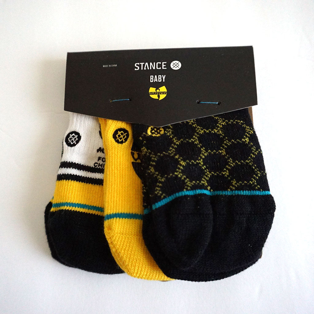 Stance x Wu-Tang Clan Wu-Tang 3 Pack Baby Socks, Multi – The Giant Peach