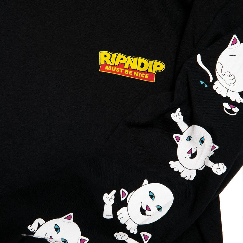 RIPNDIP Nerm Story Men's L/S Tee, Black – The Giant Peach