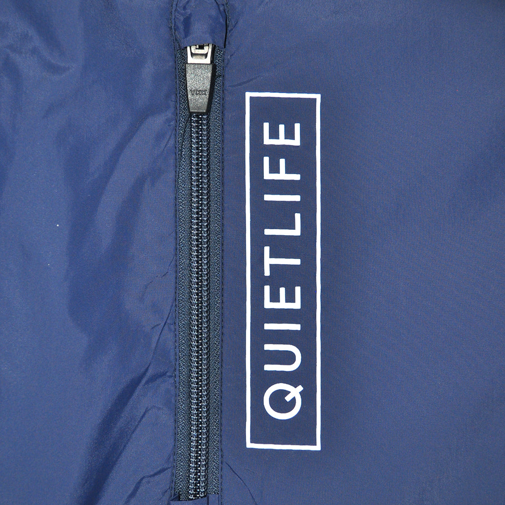 The Quiet Life - Park Men's Windbreaker Jacket, Navy/Coral/White – The ...