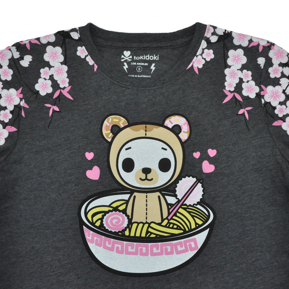 tokidoki - Biscotti Ramen Women's Tee, Dark Heather Grey – The Giant Peach