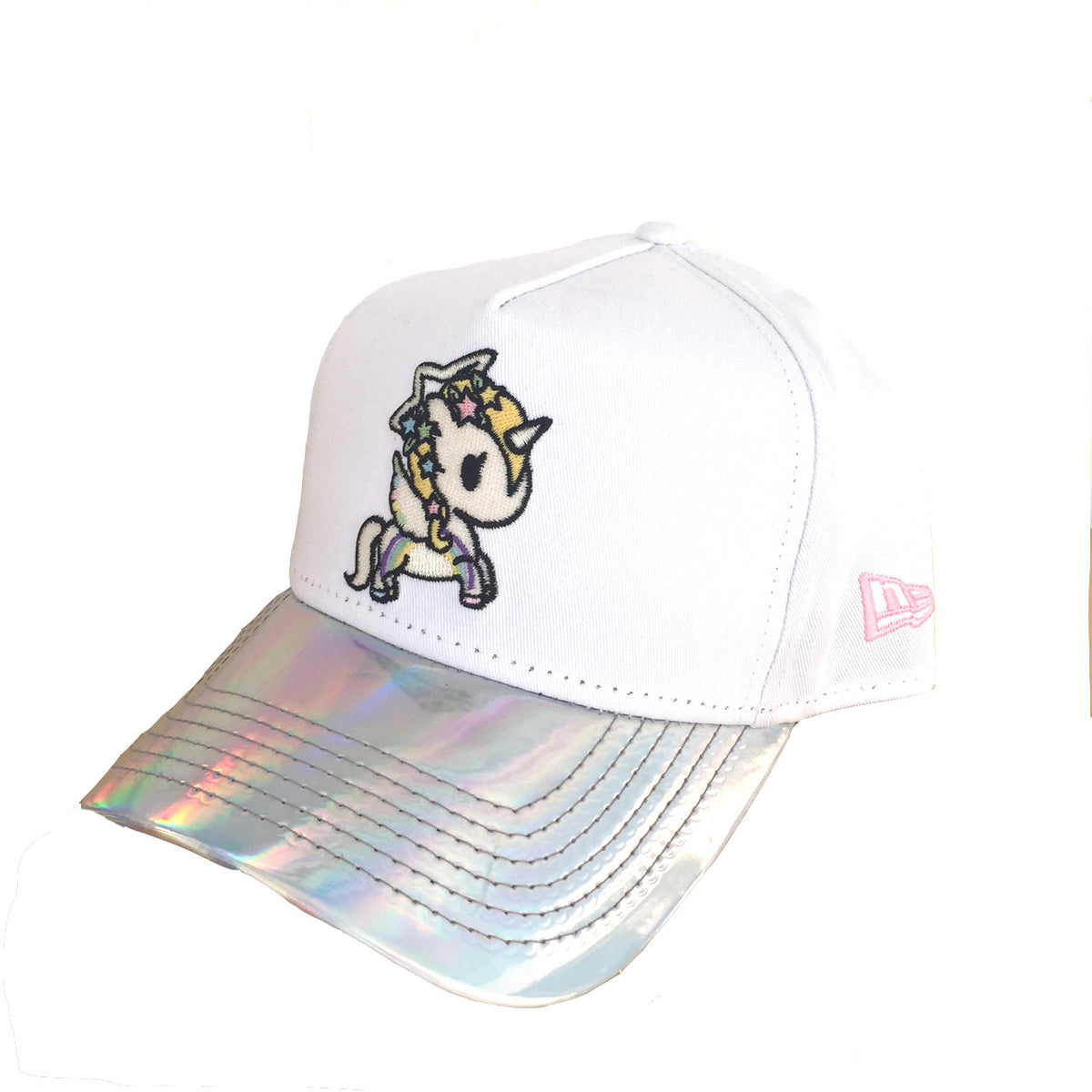 tokidoki - Fantasy Holograph Snapback Hat, White – The Giant Peach
