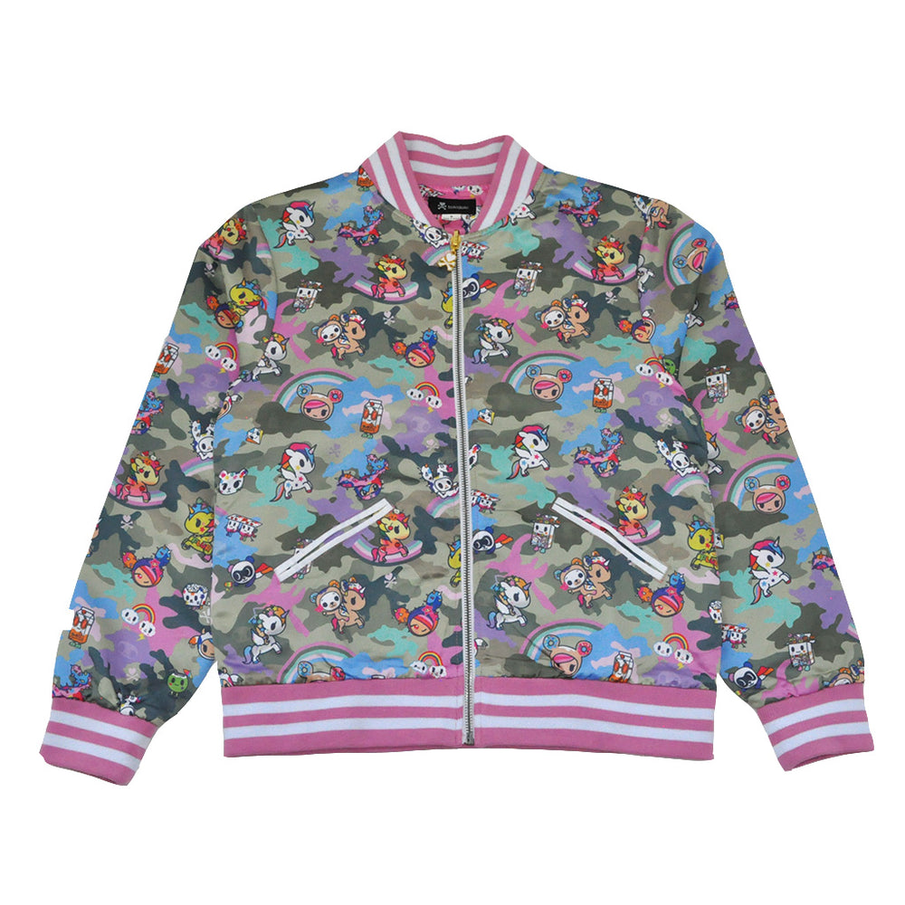 tokidoki - Kawaii Camo Women's Reversible Jacket, Multi – The Giant Peach