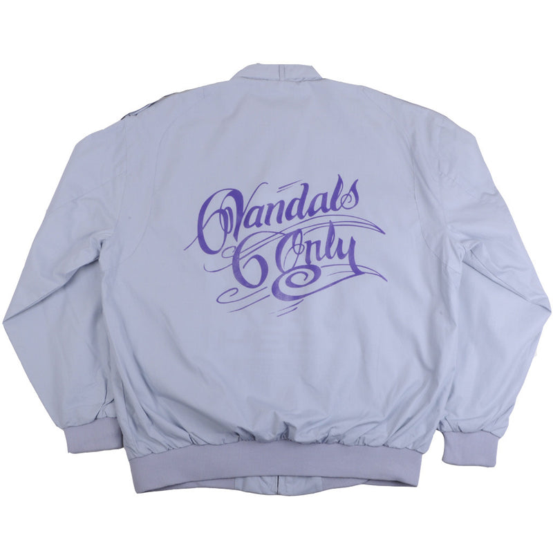 594 - Vandals Only Men's Jacket, Light Grey w/ Purple Print – The Giant ...